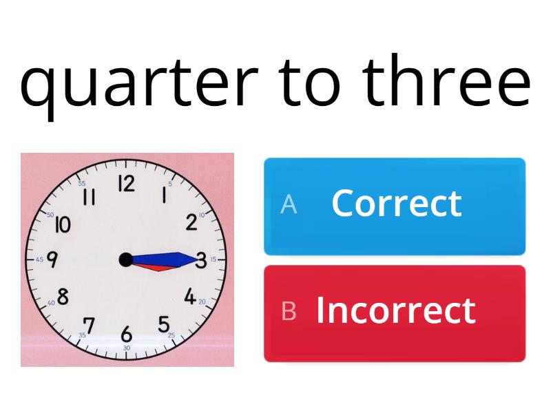 Time - Correct / Incorrect - Cuestionario