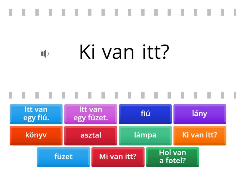 Wat hoort er bij? - Find the match