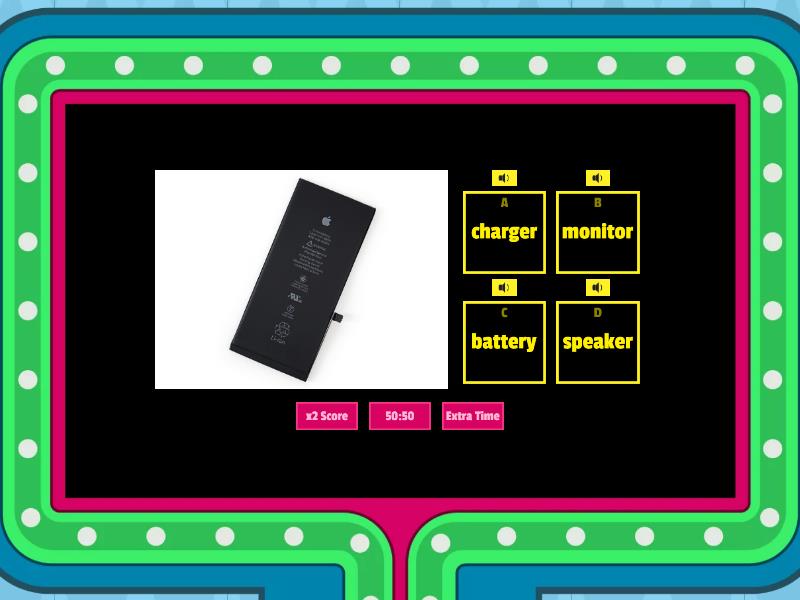 GWA1+ : TECH VOCABULARY review - Gameshow quiz