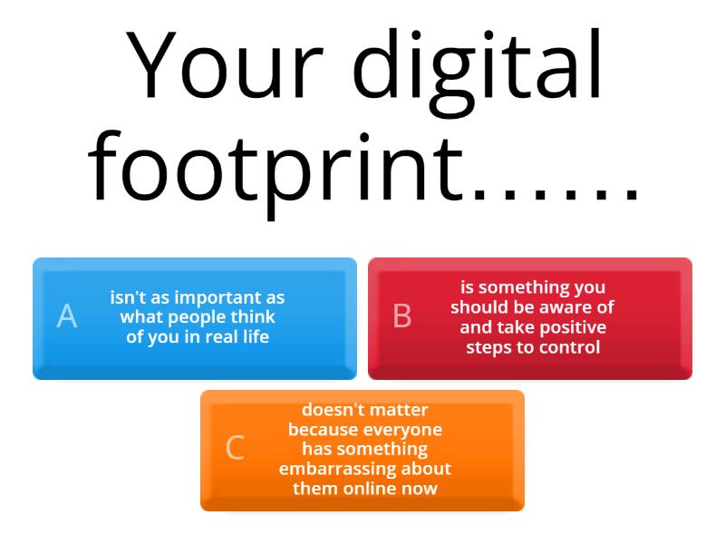 DFS Understanding Digital Footprints - Quiz