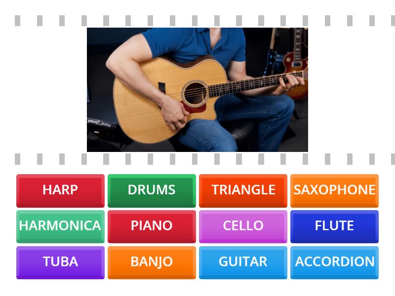 MUSICAL INSTRUMENTS - Find the match