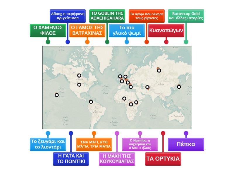 Παραμύθια από όλο τον κόσμο - Labelled diagram