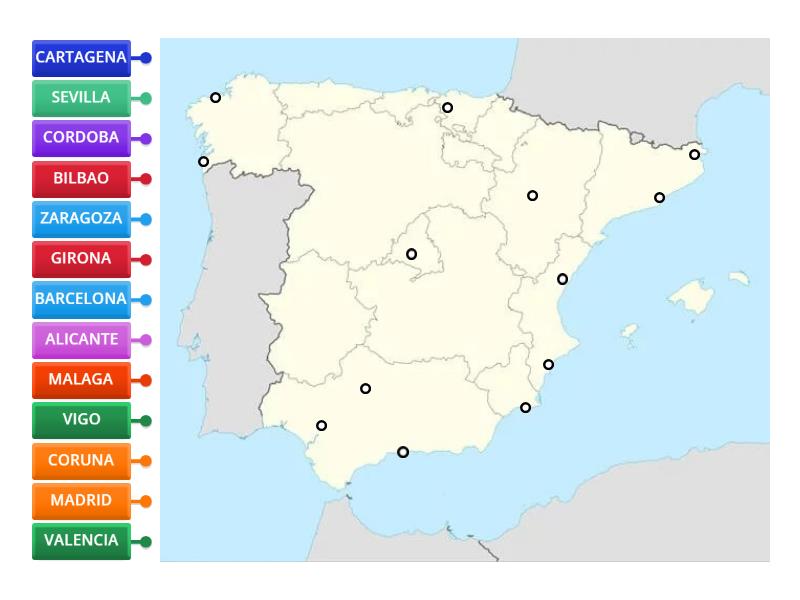 ORASE SPANIA - Labelled diagram
