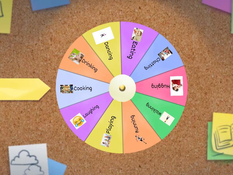 Common verbs - Random wheel