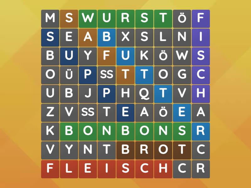 Essen - Wordsearch