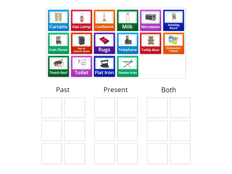 Victorian Homes Past and Present Sort - Group sort