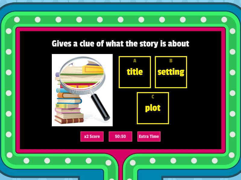 Literary Elements - Gameshow quiz