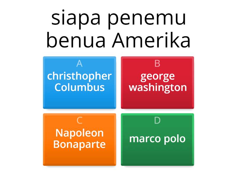 Benua Amerika - Quiz