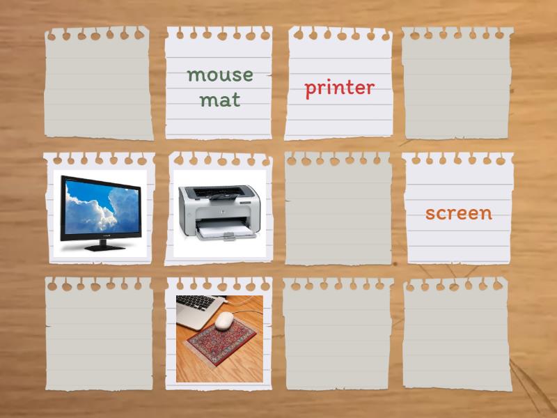 Computer words - Matching pairs