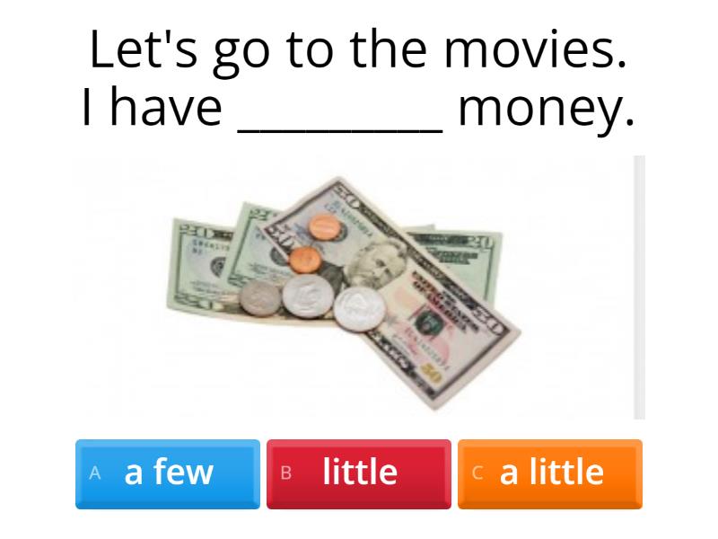 ENGLISH FILE ELEMENTARY - Much, many, a little, a few - Quiz