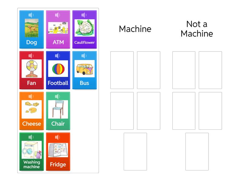 Machine/Not a Machine - Group sort