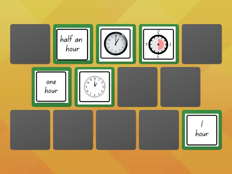 Time memory - Matching pairs