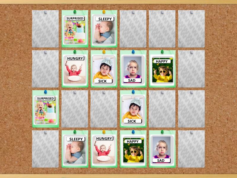 Memory game - Feelings - Momori - Matching pairs