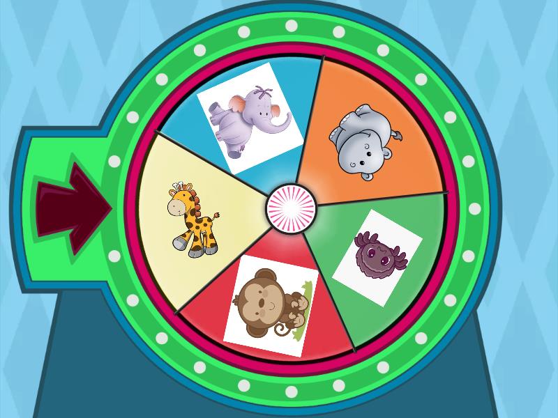 Los animales 2 - Ruleta - Spin the wheel