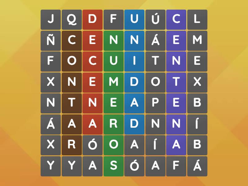 Sopa de letras (Matematica) - Wordsearch
