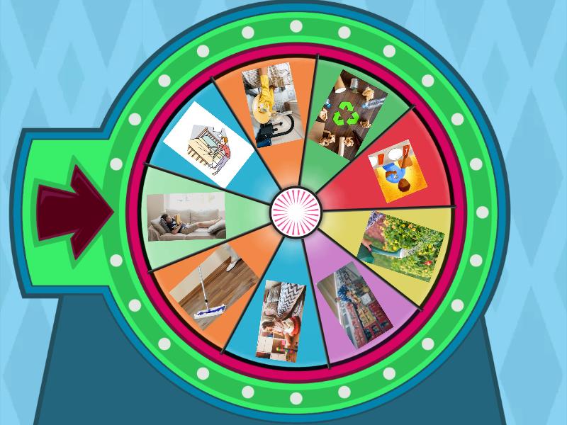 Chores wheel - Spin the wheel