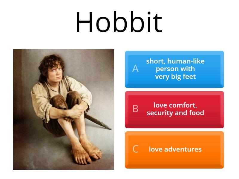 The Hobbit character traits - Quiz