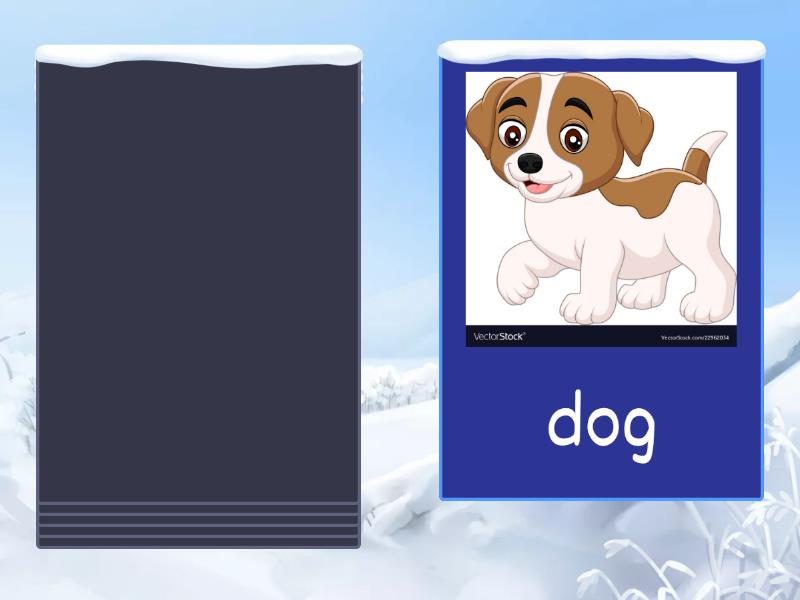 cvc (o) words Kg2 - Cartas aleatórias