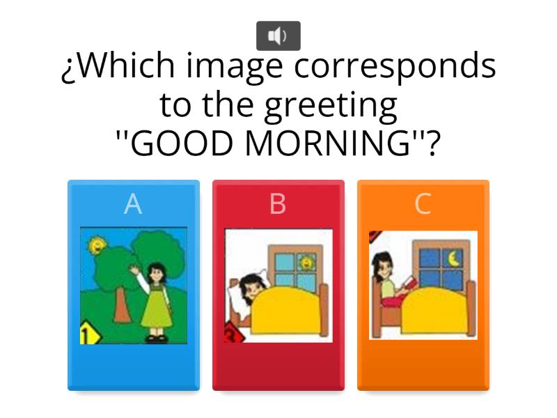 GREETINGS - Quiz