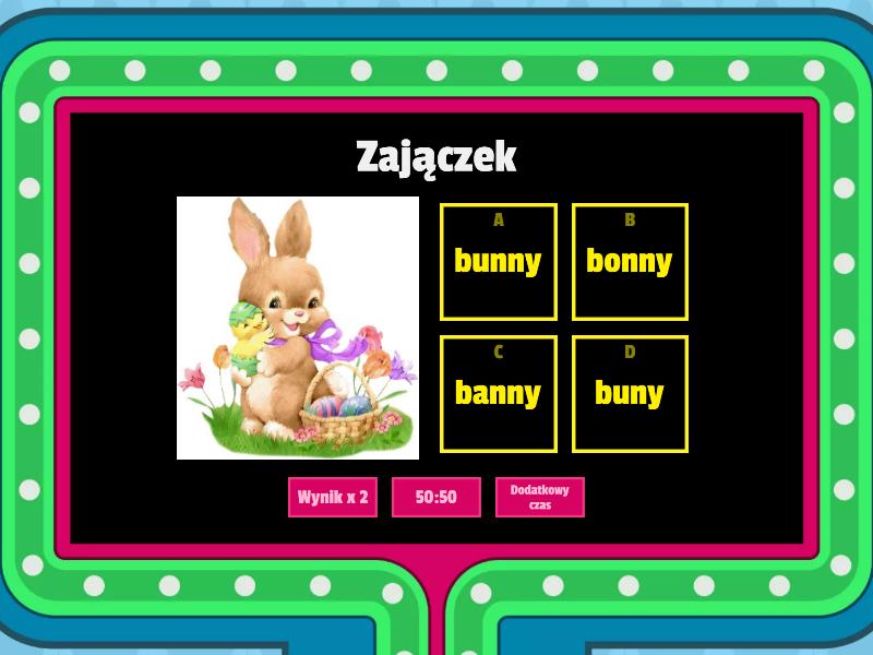Easter (klasa 3-4) - Gameshow quiz