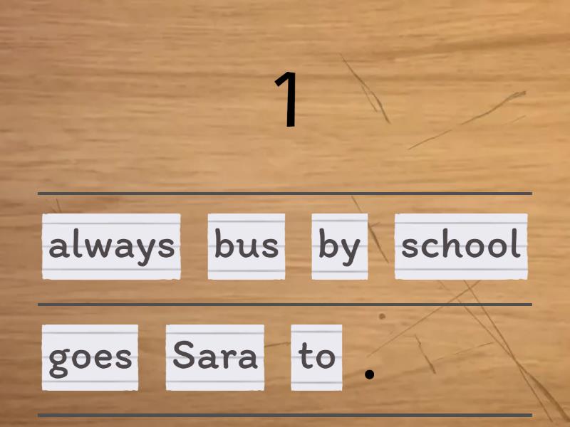 reorder the following words to have correct grmmaticly sentences - Unjumble