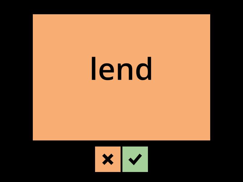 Irregular verbs from "lend" up to "sing": past simple and past ...
