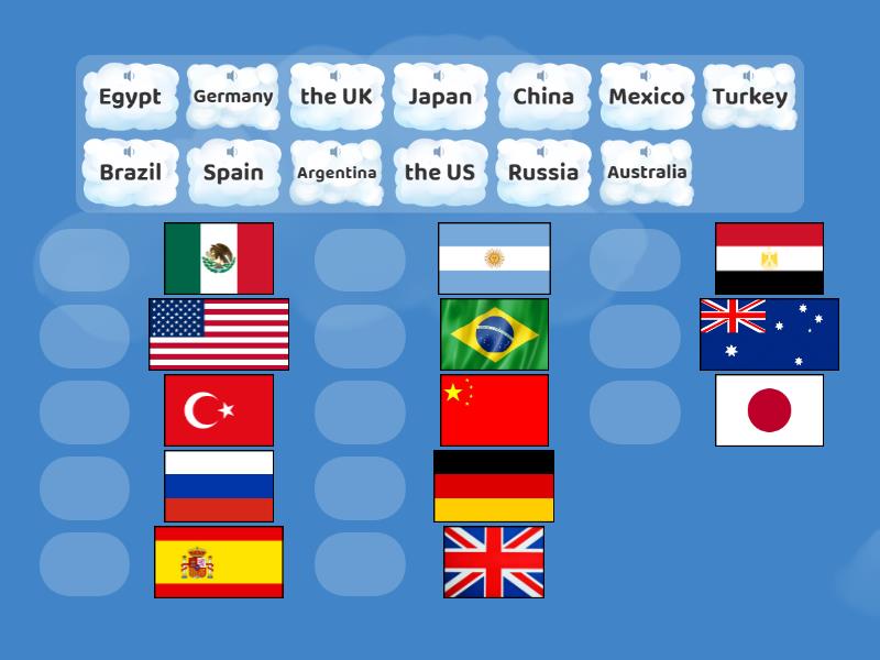 countries - Match up