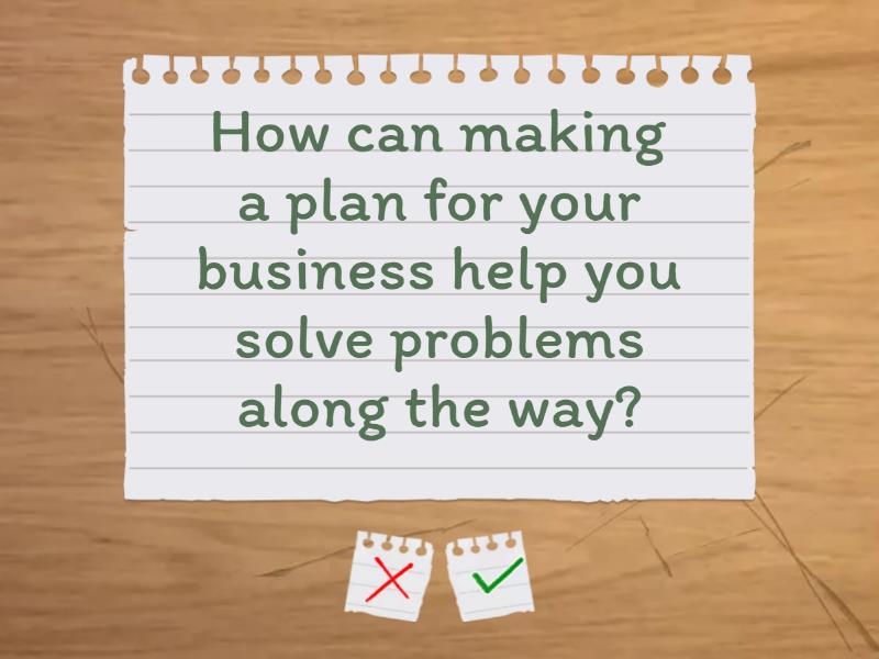 Creating a Business Plan - Flash cards