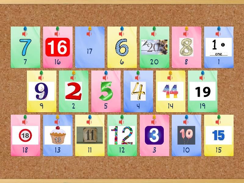 Numbers - Flip tiles