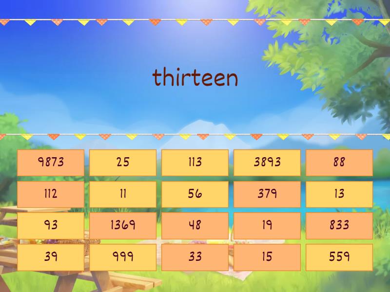 numbers 1-10 000 - Find the match