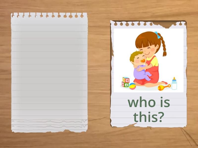 My family - Speaking cards