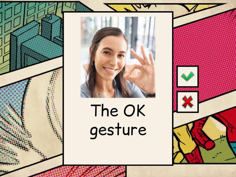 Hand gestures - Flash cards