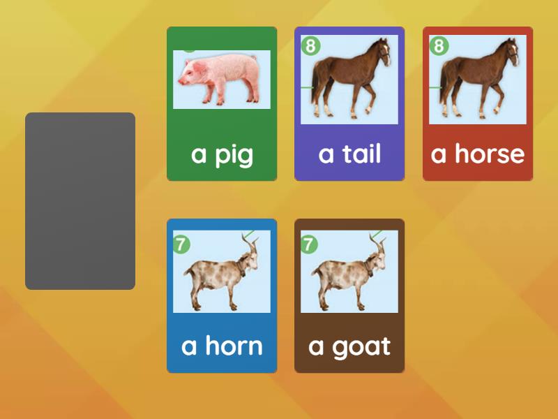 Pets & Farm animals - Speaking cards