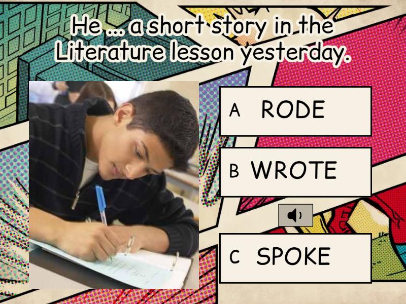 PAST SIMPLE. CHOOSE THE CORRECT VERB. - Quiz
