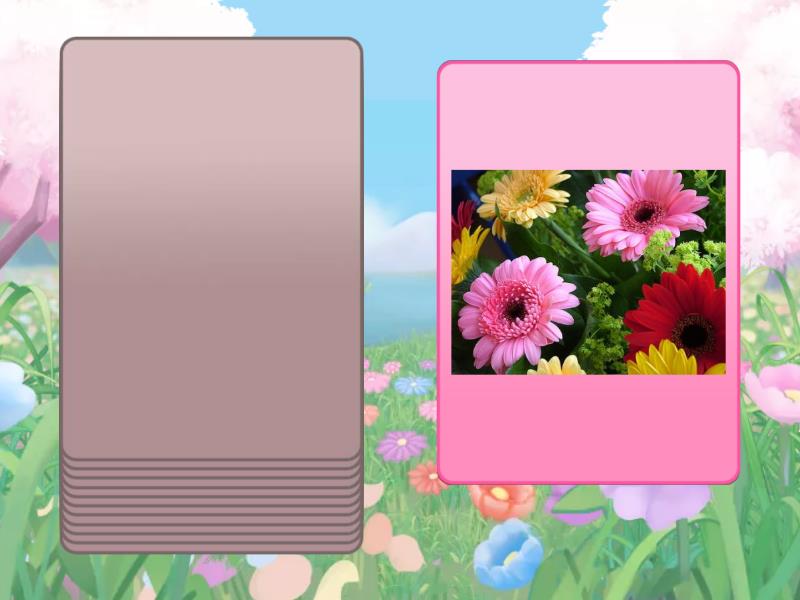 Flowers - Speaking cards