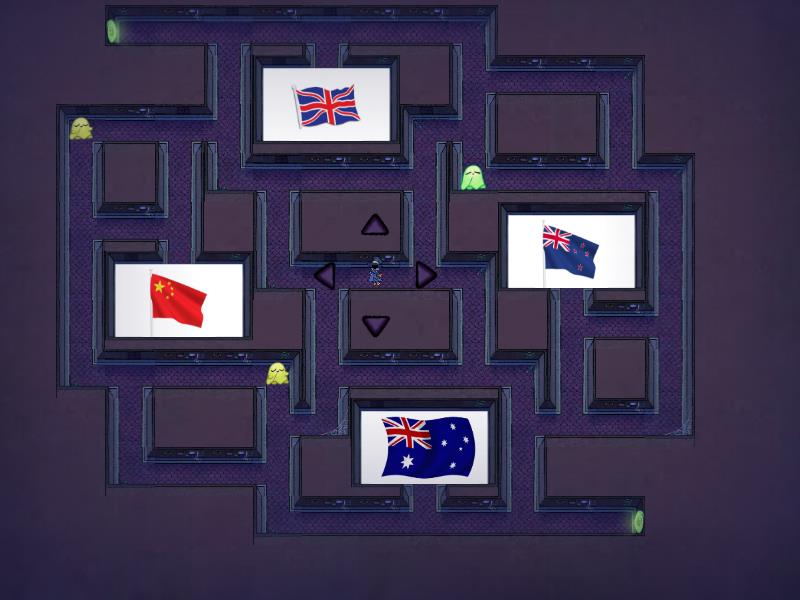 5. Where are you from? Flags maze - Maze chase