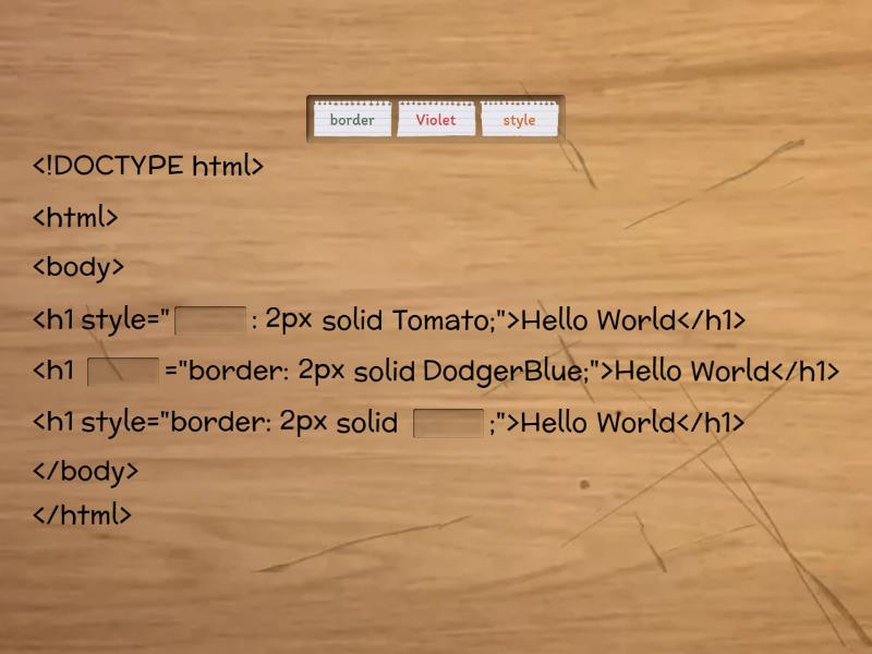 โค้ด - Complete the sentence