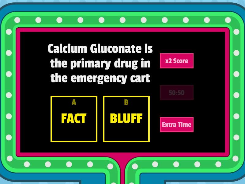Fact or Bluff - Gameshow quiz