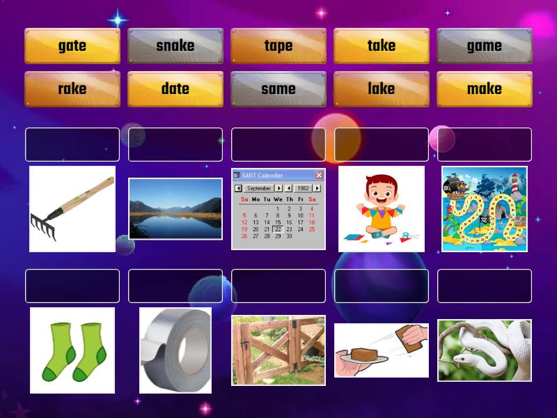 long a with marker e - Match up