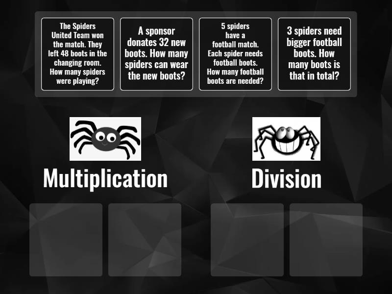 3:3:3 Multiplication and Division Representation - Ordenar por grupo
