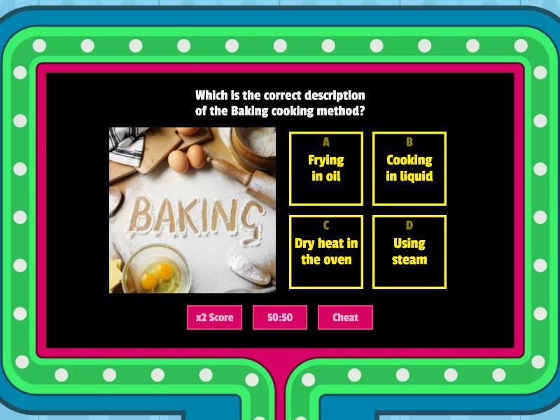 Baking quiz - Gameshow quiz