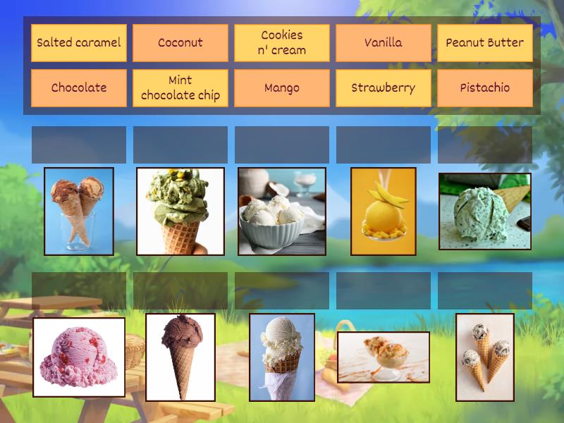 SUMMER: Ice cream flavour - Une las parejas