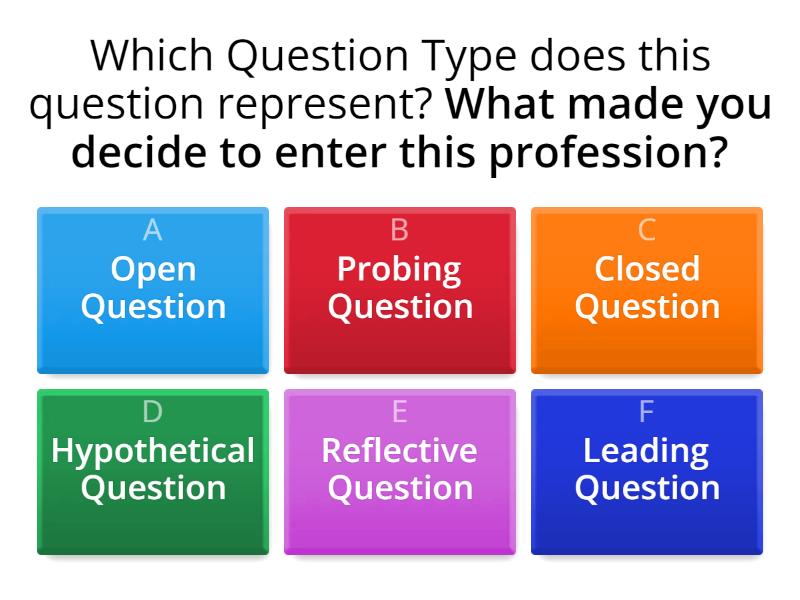 Question Types - Quiz