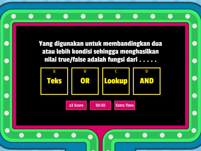 Pop Up Quiz 45 - Gameshow quiz