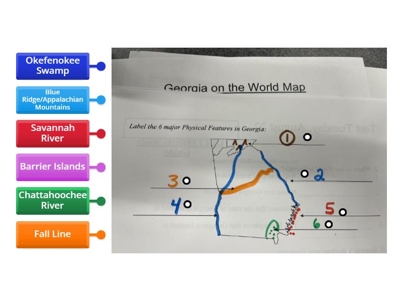 GA Maps - Labelled diagram