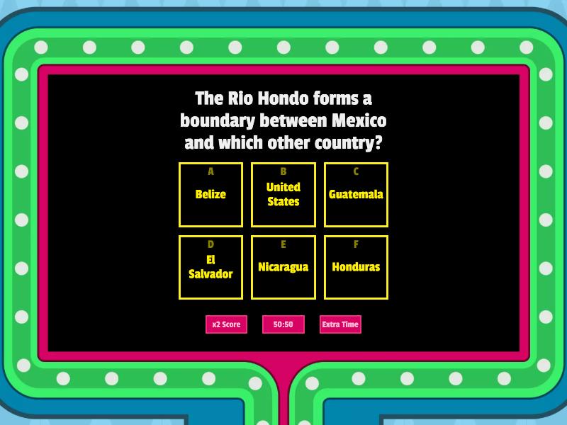 Geography Game Show - Gameshow quiz