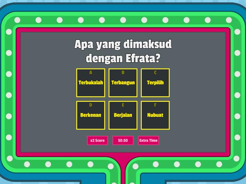 Quiz Alkitab - Gameshow quiz