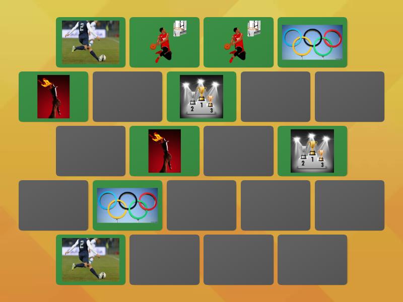 OLYMPIC GAMES MEMORY - Matching pairs
