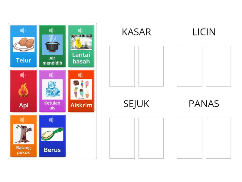Sensory Match - Group sort