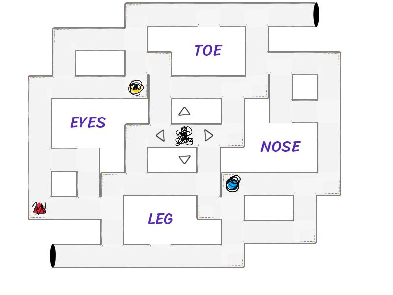 PARTS OF THE BODY - Maze chase